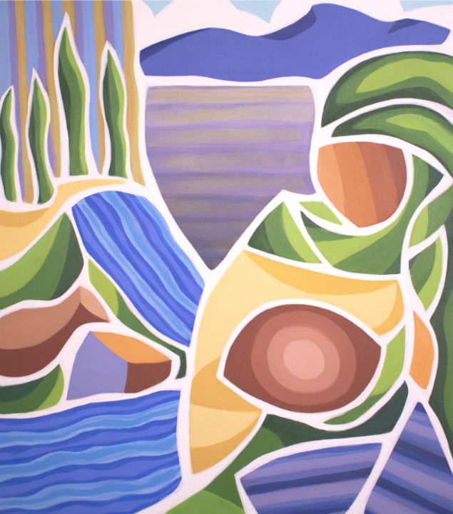 Aquariun Landscape - Gregg Simpson - Paintings & Prints, Landscapes ...