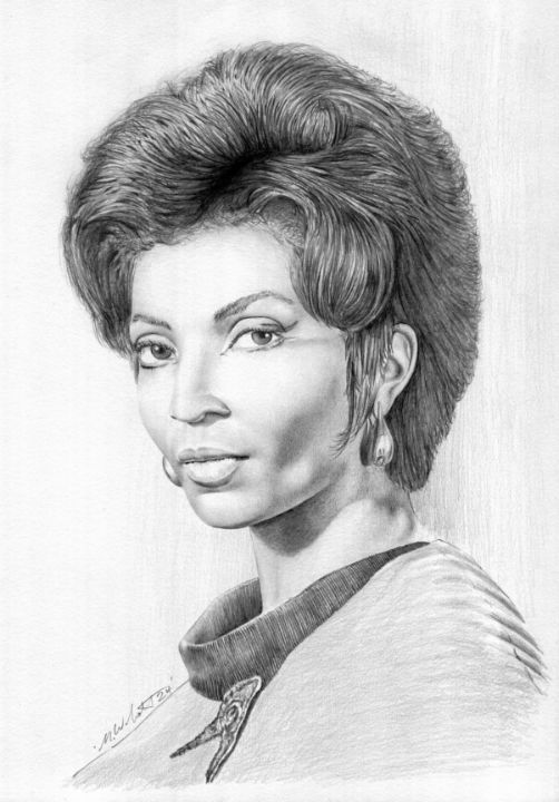 Nichelle Nichols - Lt. Uhura - Wally's Art World - Drawings ...