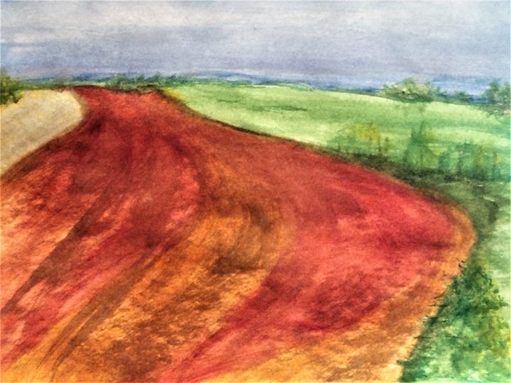 Red Dirt River - ARThompson - Paintings & Prints, Landscapes & Nature ...