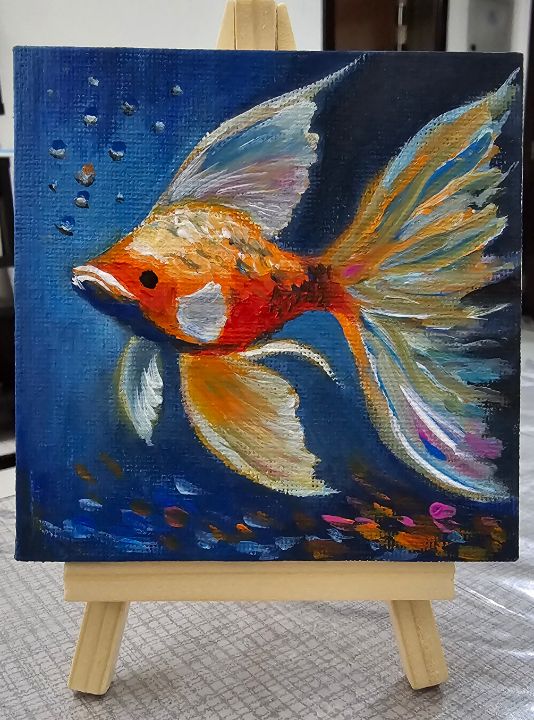 Mini Canvas Painting - Inspired Colors - Paintings & Prints, Animals ...