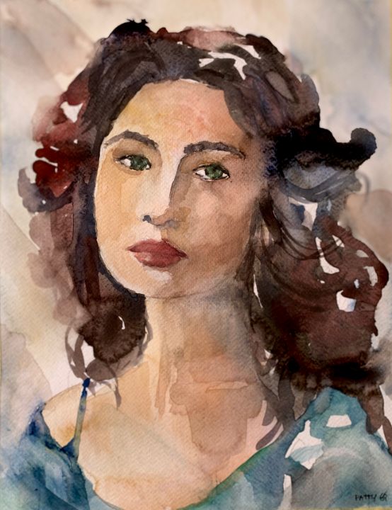 Portrait of a woman - Patty68art - Paintings & Prints, People & Figures ...