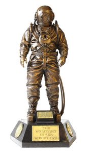 Diver Boots - Bronze statue - Bronze Diver Fine Art - Sculptures ...
