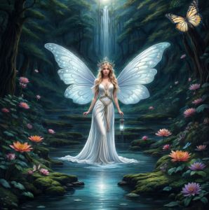 Beautiful Faerie Girl - MespensDigital - Digital Art, Fantasy ...