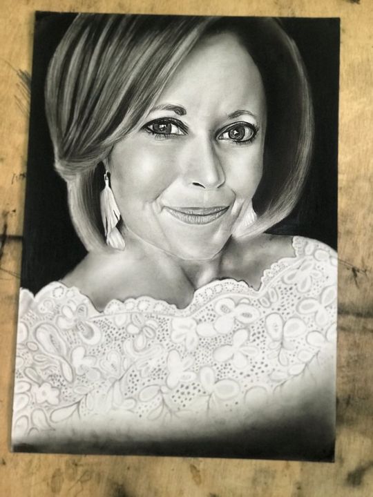 A portrait Sketch of Auntie Mary - Nhana - Photography, People ...