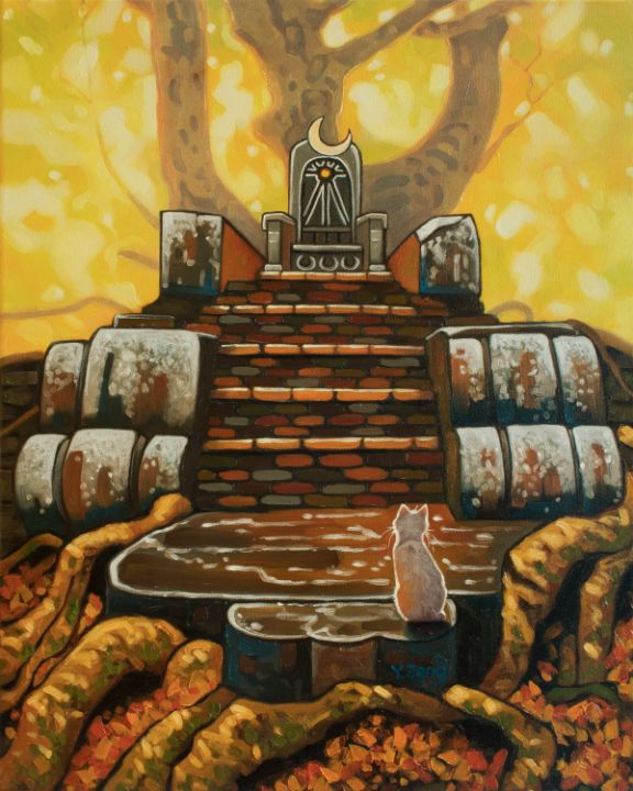 The lost throne - Yue Zeng - Paintings & Prints, Fantasy & Mythology ...