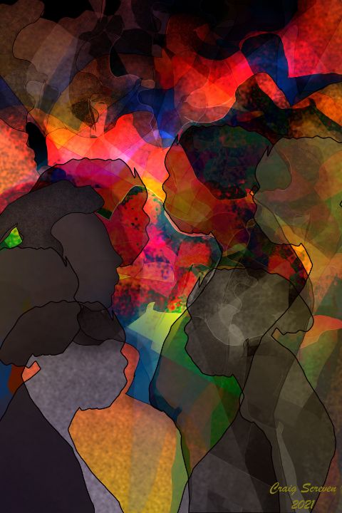 Giving Life 3 - Silent Presence Gallery - Digital Art & AI, Abstract ...