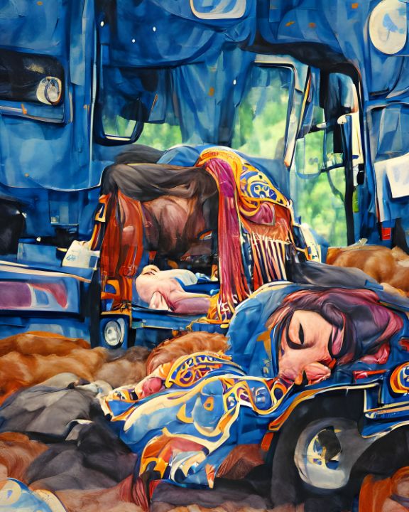 The Sleeping Gypsy - Jacob Lambert Store - Paintings & Prints, People ...