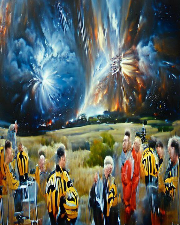 Big Bang in metaverse - Jacob Lambert Store - Paintings & Prints ...