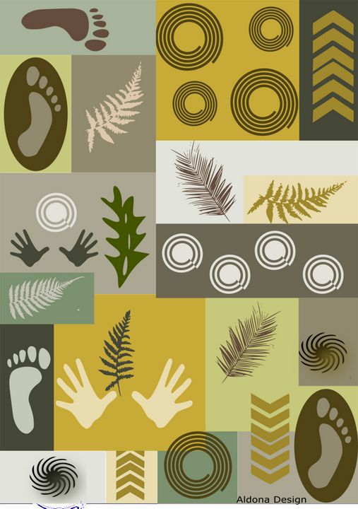 Earth Color Abstract Design - Aldona Design - Digital Art & AI ...