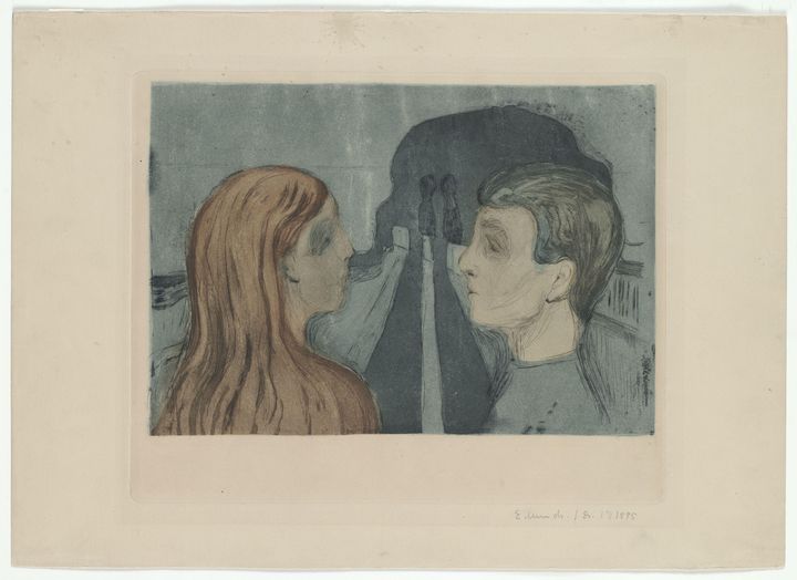 Edvard Munch Attraction II 1895 - Windsor Gallery - Digital Art & AI ...