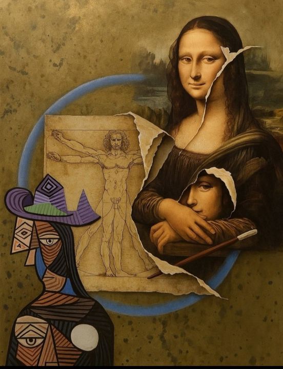 Mona Picasso - Alatorreart - Paintings & Prints, People & Figures ...