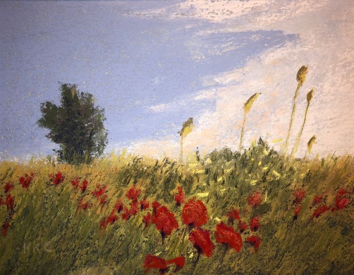 Poppies - Howard Keith Clark - Paintings & Prints, Landscapes & Nature ...