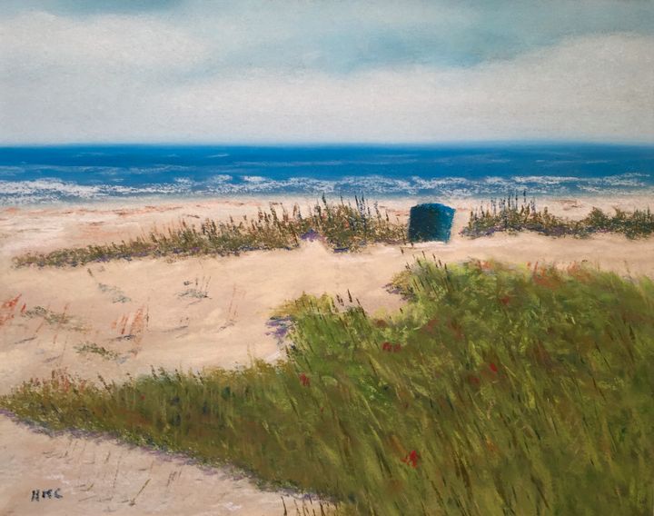 Blue Barrel - Howard Keith Clark - Paintings & Prints, Landscapes ...