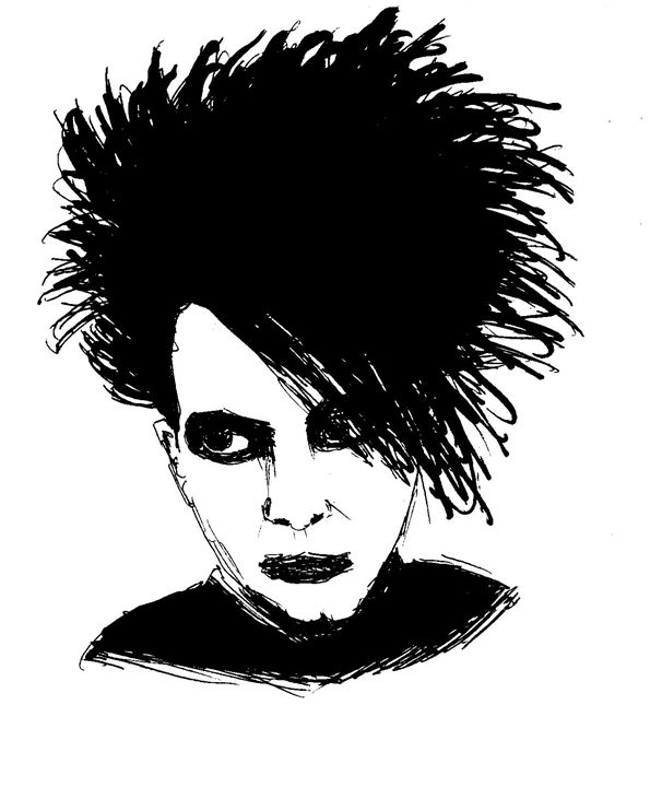Robert Smith, The Cure, Poster, Tee - Printable Drawings - Drawings ...