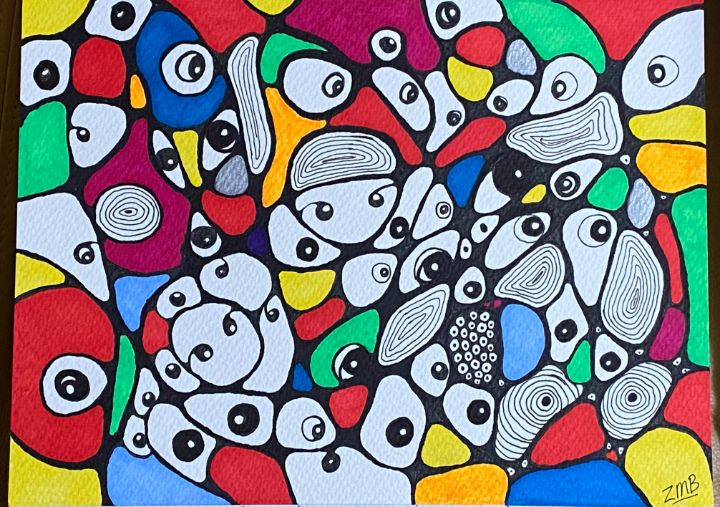 Private Eyes (Are Watching You) - Zoman Blue - Drawings & Illustration ...