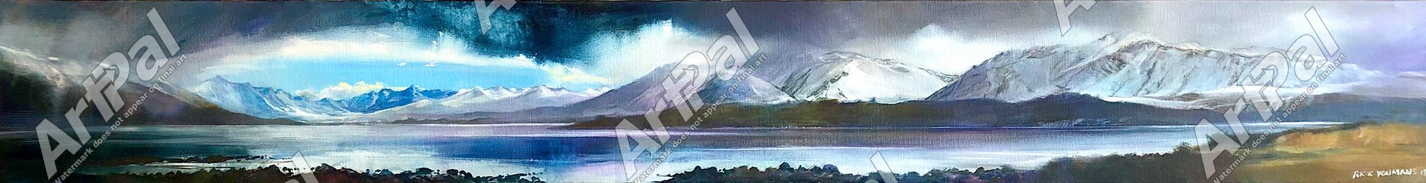 Long Southern Mountains - Rick Youmans - Paintings & Prints, Landscapes & Nature, Mountains - ArtPal