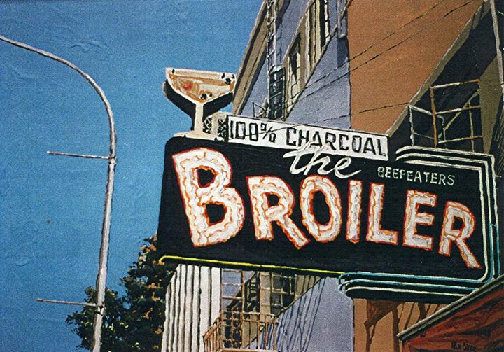 THE BROILER - Paul Guyer - Paintings & Prints, Buildings & Architecture ...