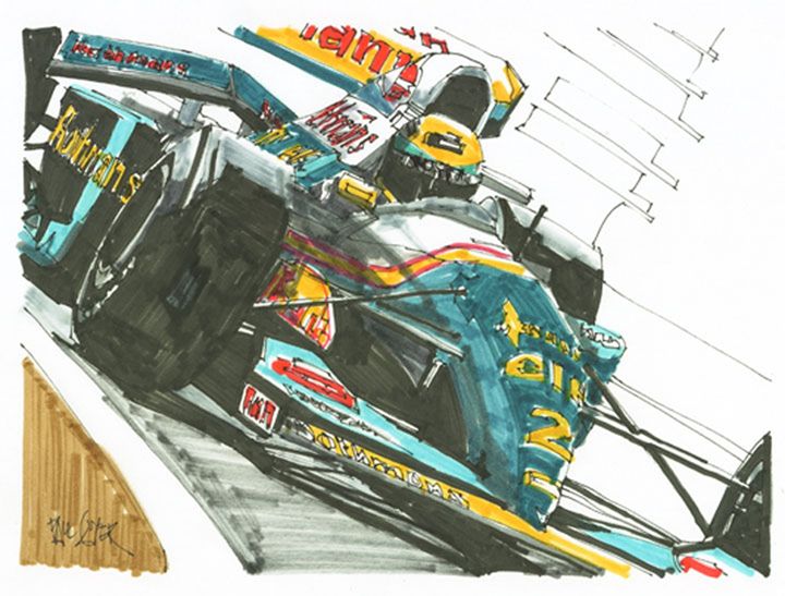 GRAND PRIX RACING - Paul Guyer - Paintings & Prints, Vehicles ...