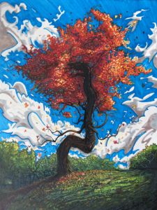 Crooked Tree - Ian Stevenson - Drawings & Illustration, Landscapes ...