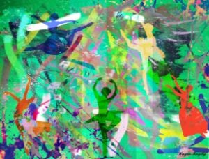 Hagar Magdy - Paintings & Prints, Glass