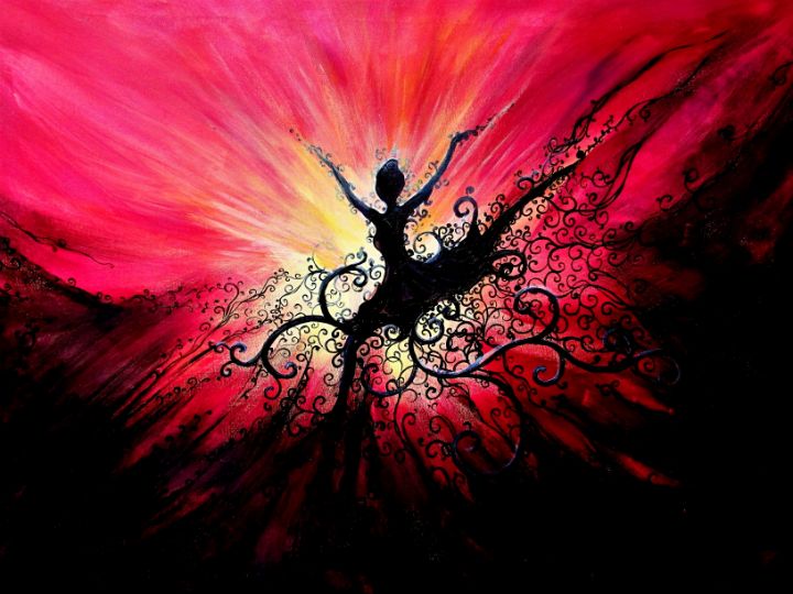 Dance - Nasrah Nefer - Paintings & Prints, People & Figures, Dance - ArtPal