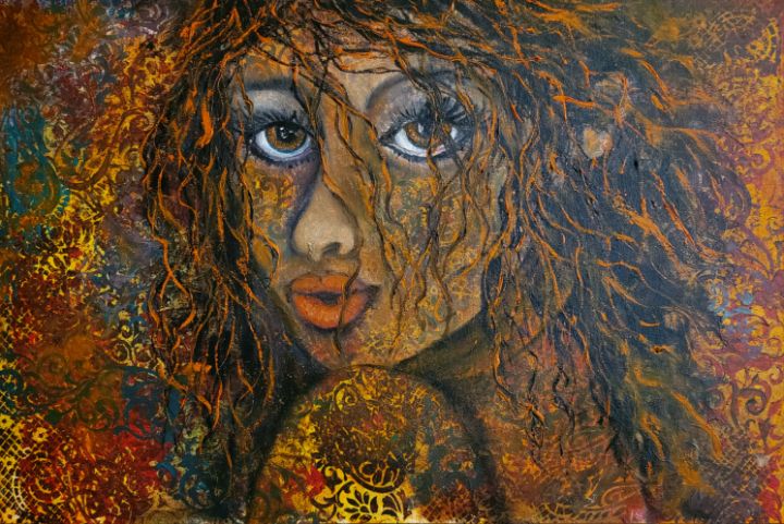 Medusa's Daughter - Nasrah Nefer - Paintings & Prints, People & Figures ...