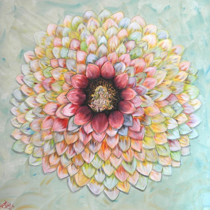 Microcosmos - Nasrah Nefer - Paintings & Prints, Flowers, Plants ...