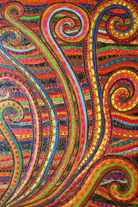 Multiple - Nasrah Nefer - Paintings & Prints, Abstract, Irregular Forms ...