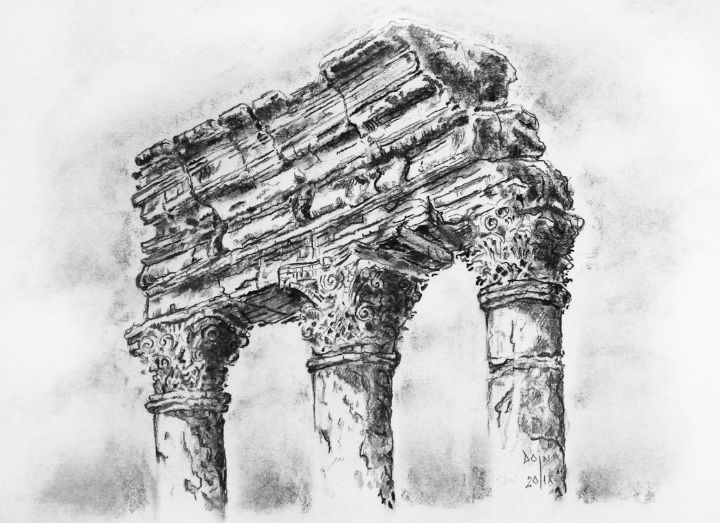 Colonnades - detailes - Doina Balanescu - Drawings & Illustration ...