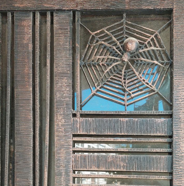Metal spider on web - Doina Balanescu - Photography, Buildings ...