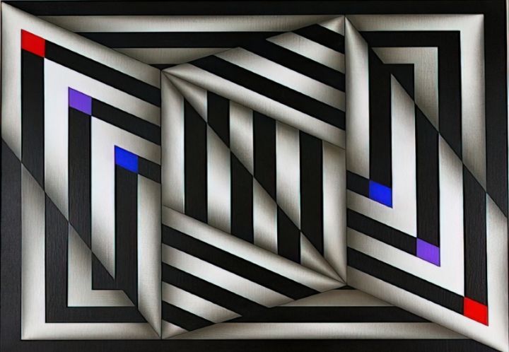 Saratoy III - 1980 - Omar Rayo - Paintings & Prints, Abstract ...