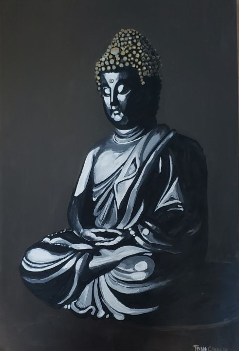 Buddha 3 - MERAKI ART - Paintings & Prints, Religion, Philosophy ...