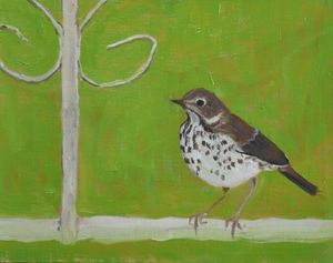 Hermit Thrush - tammybrownart - Paintings & Prints, Animals, Birds ...