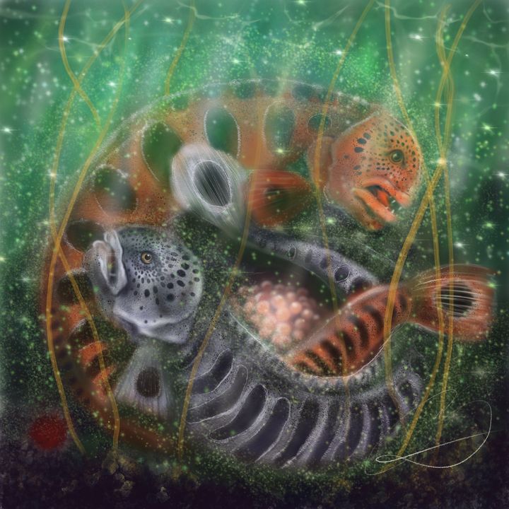 Deep Connection - Christopher Gerber - Drawings & Illustration, Animals ...