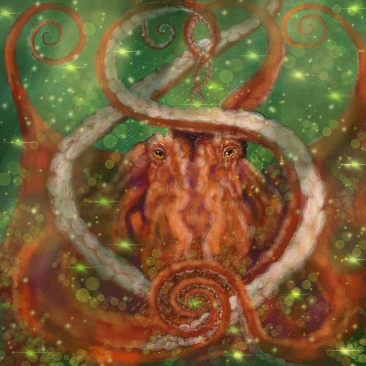 Deep Play - Christopher Gerber - Paintings & Prints, Animals, Birds ...