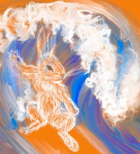 Year of the Water Rabbit - Christopher Gerber - Paintings & Prints ...