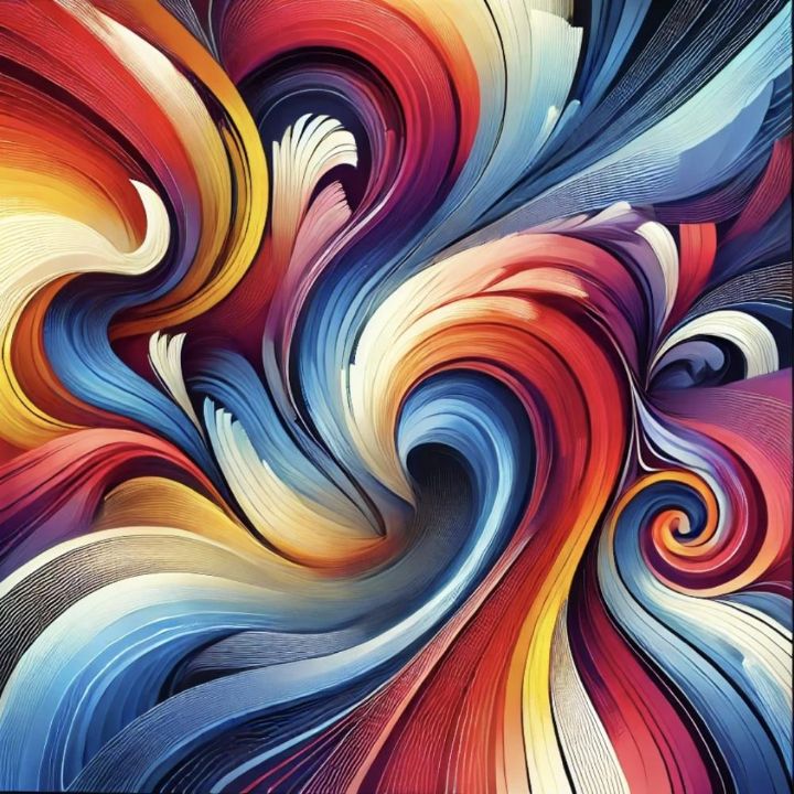 COLORS DANCING - WARWARA‘s TREASURE - Digital Art & AI, Abstract, Other ...