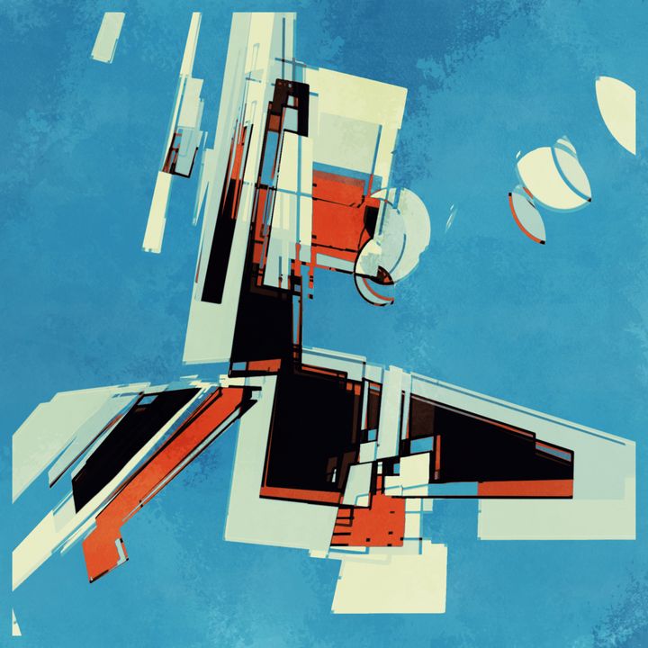 Leaving Orbit - Bryan Bear Studio - Paintings & Prints, Abstract, Other ...