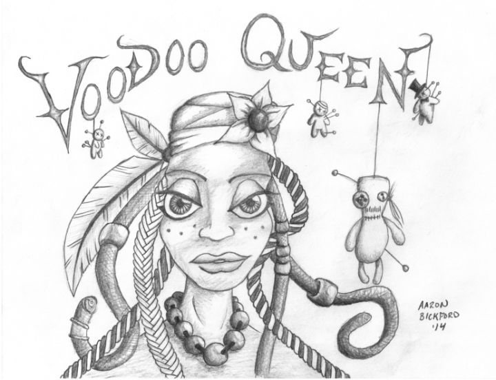 Voodoo Queen - 2x.A.Ron - Drawings & Illustration, Fantasy & Mythology ...