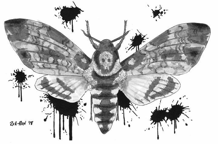 Death Moth - 2x.A.Ron - Drawings & Illustration, Fantasy & Mythology ...
