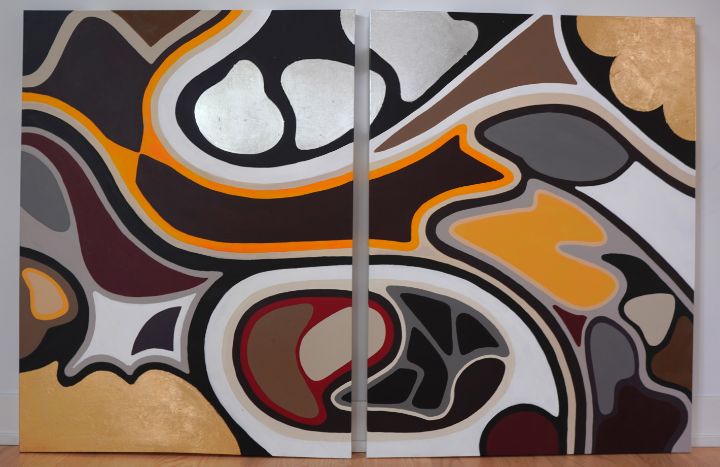 Terra - Abstract Acrylics by Marie McCaffer - Paintings & Prints ...