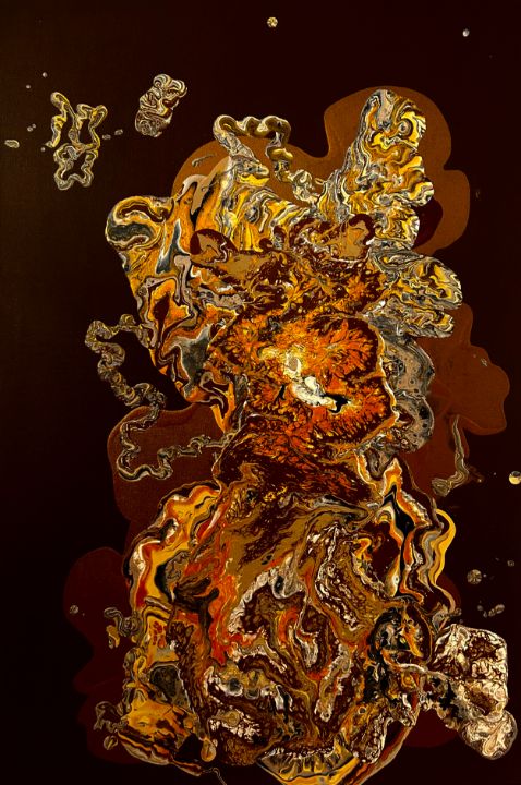 Abstract Acrylics by Marie McCaffer - Paintings & Prints