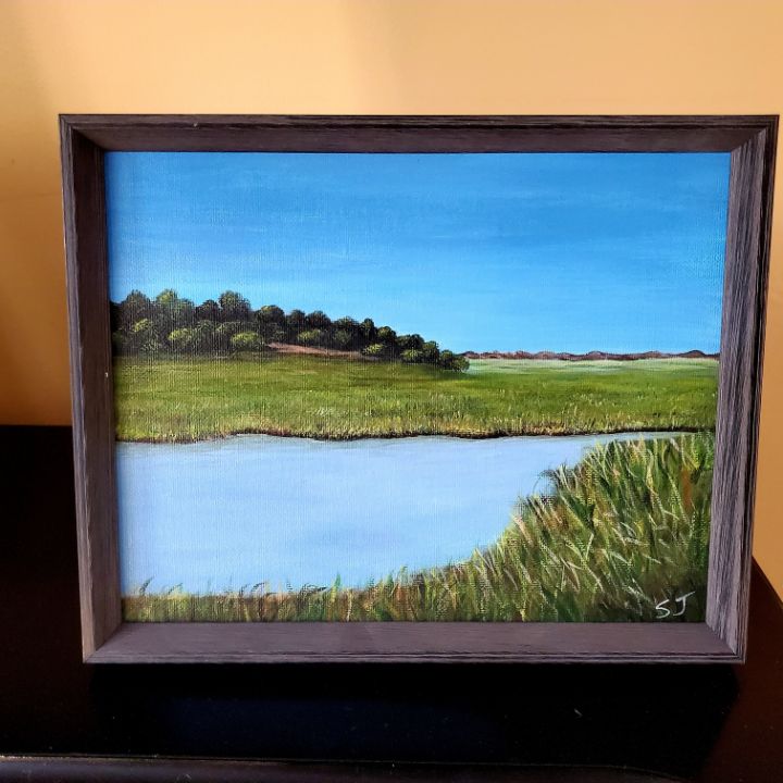 'Watery Field', Original 8"x10" - Steve Joseph Landscape Art ...