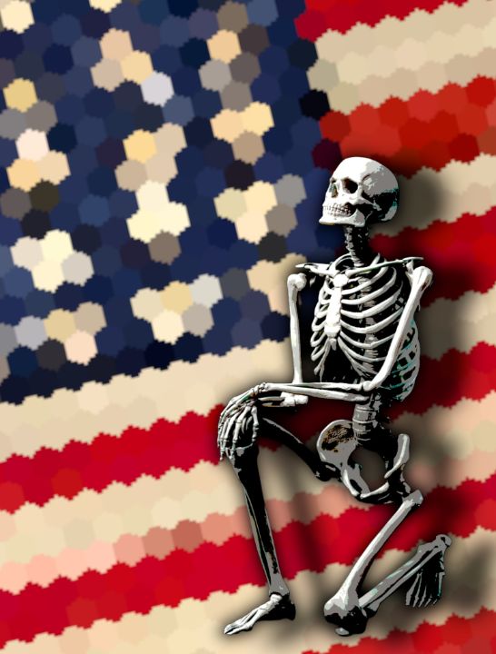 Dying Nation - Stephie Rae - Digital Art & AI, Politics & Patriotism ...