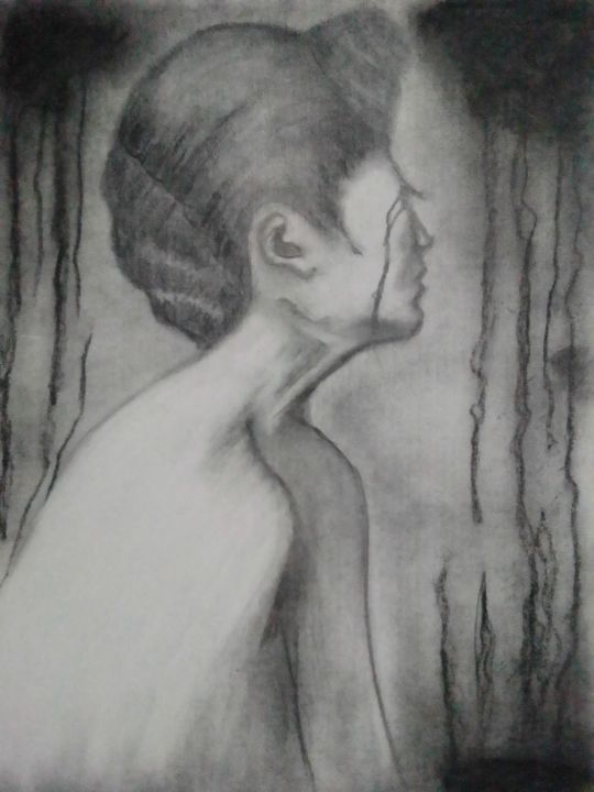 Sad geisha - Heavenhell666 - Drawings & Illustration, Ethnic, Cultural ...