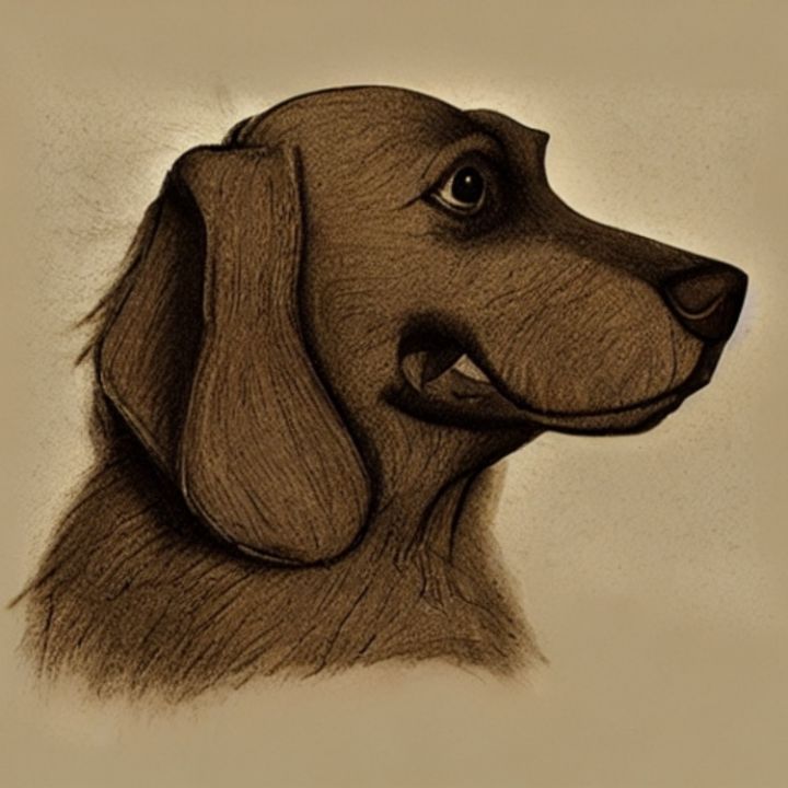 Loyal Dog - ETIMAD S KHATIB - Drawings & Illustration, Animals, Birds ...