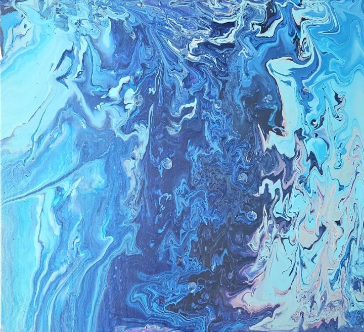 Abstract Rapids - BS Artistry - Paintings & Prints, Abstract, Color ...