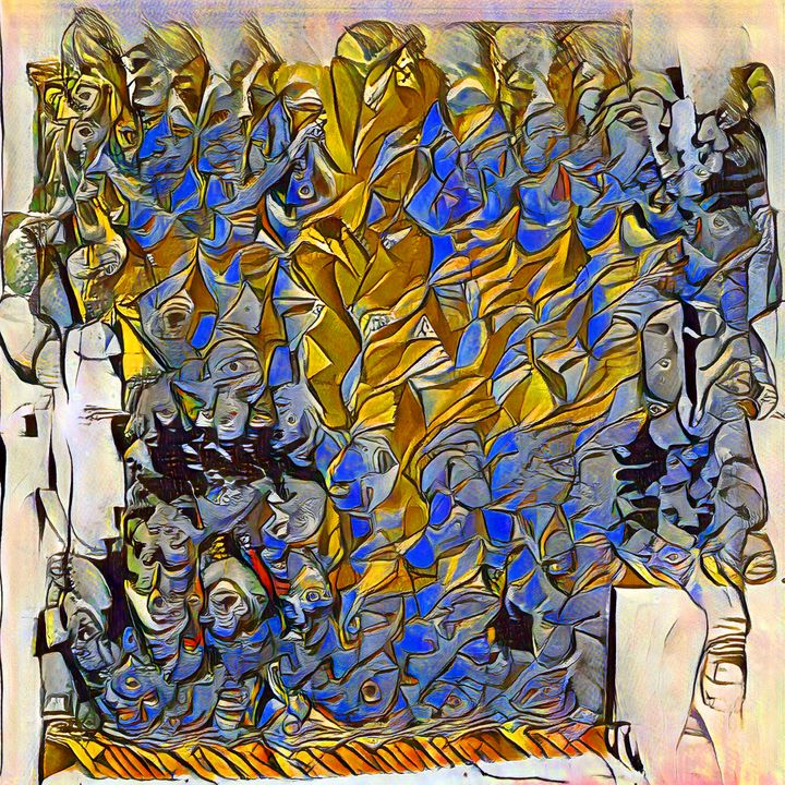 The Chicken House - Imagined Cubism - Paintings & Prints, Abstract ...