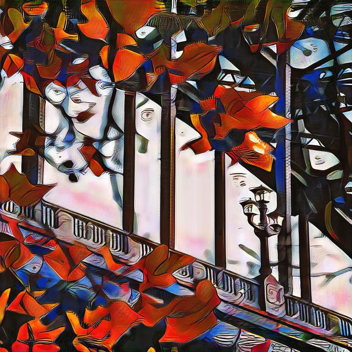 The Bridge (Berlin) - Imagined Cubism - Paintings & Prints, Abstract ...