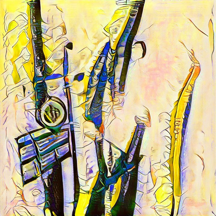 The Dance of the Cranes - Imagined Cubism - Paintings & Prints ...